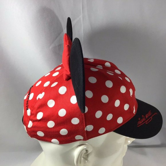 Disney | Other | Minnie Mouse Youth Cap Disney World Polka Dot Cap ...